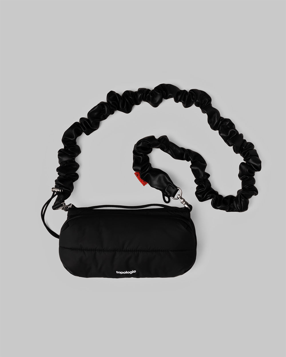 Bottle Sacoche / Black (Puffer) / Bungee Strap / Black (Synthetic Leat ...
